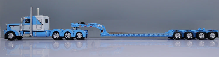 DCP #60-1972 Baby Blue Peterbilt 389 W Lowboy Trailer – JW Toy Trucks