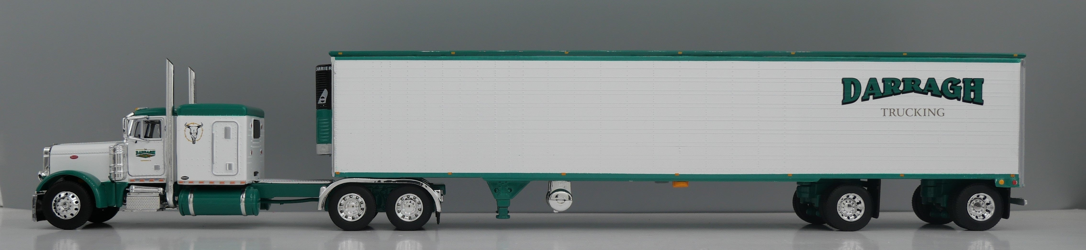 68-2254 John Darragh Trucking Peterbilt 379 w/ Utility Refrigerated Tr ...