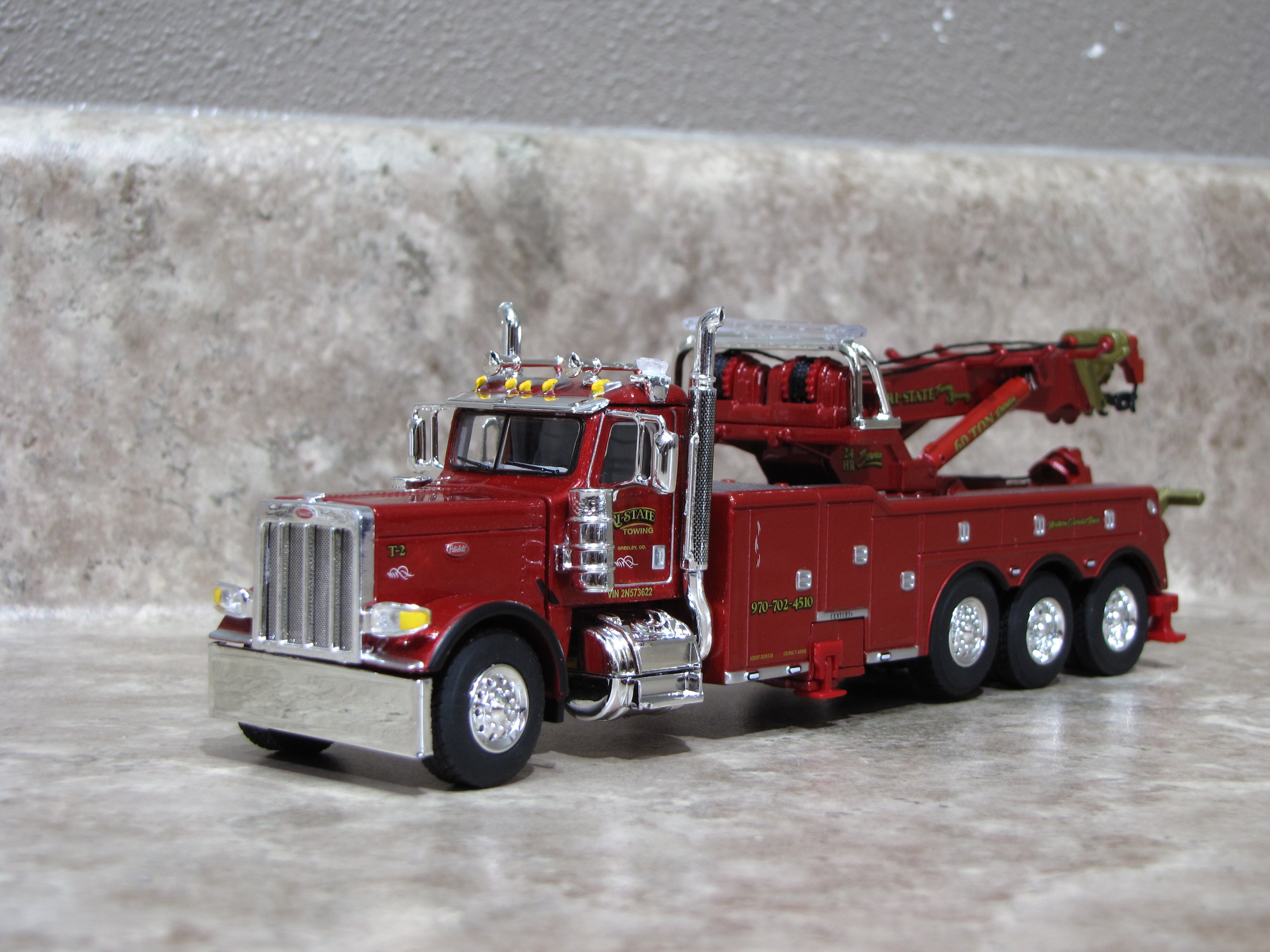 #60-1801 Tri-State Towing Red – JW Toy Trucks