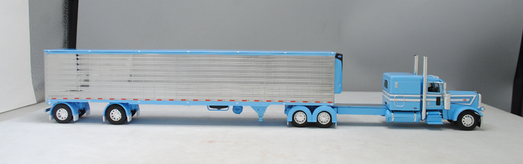 RETIRED #60-1322 1/64 Baby Blue Peterbilt 389 w/Reefer – JW Toy Trucks